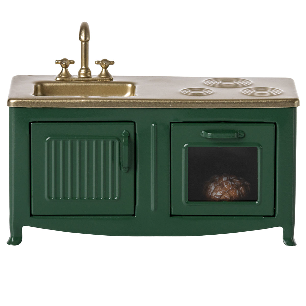 Maileg Kitchen Mouse - Dark Green 11-3114-01 – Folk Interiors