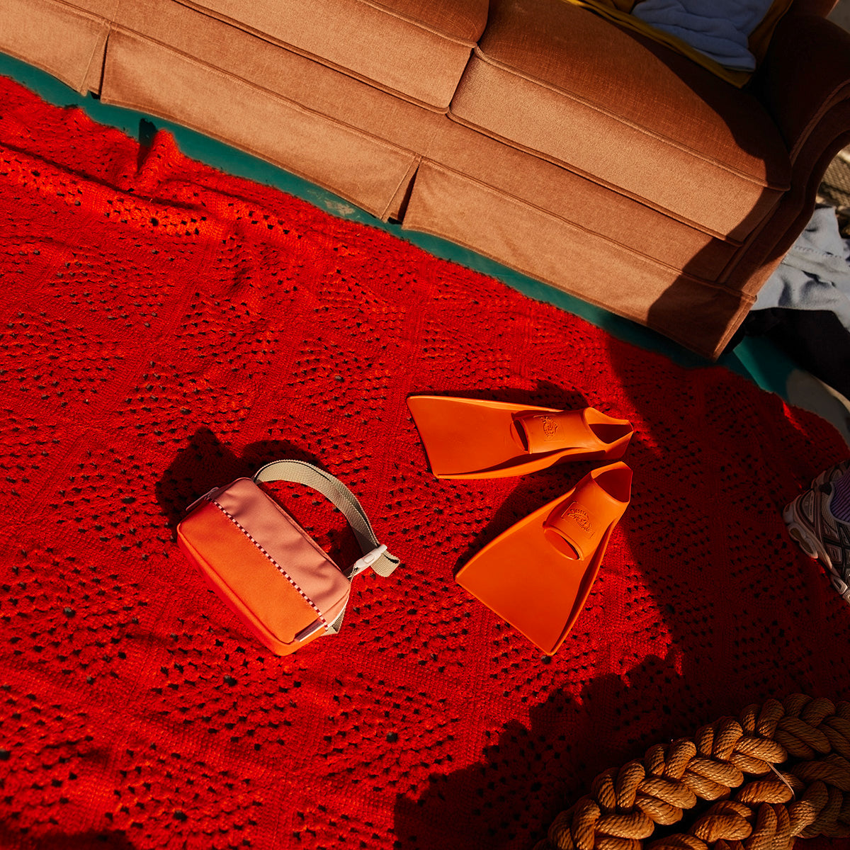 Sticky Lemon Fanny Pack • Colourblocking • Coral Pink + Lifebuoy Orange ...