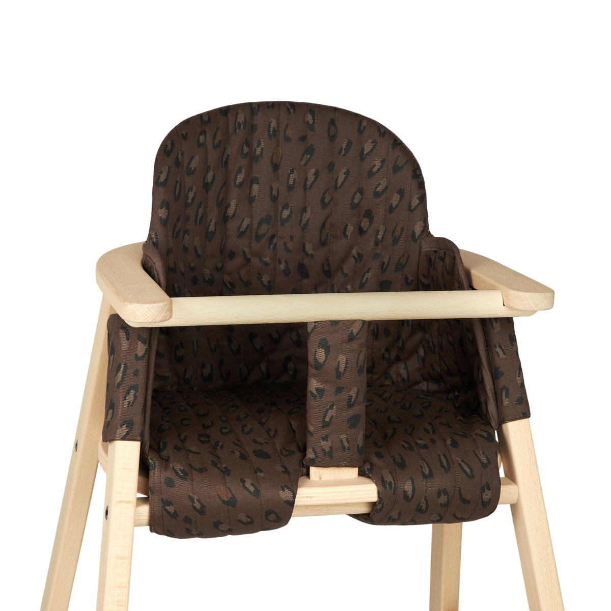 Nobodinoz Growing Green High Chair Cushion - Leonie Brown – Folk Interiors