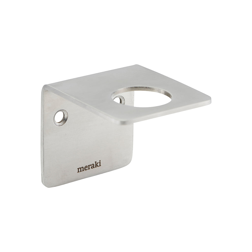 Wall Bracket, Brushed silver finish Meraki soap holder – Folk Interiors